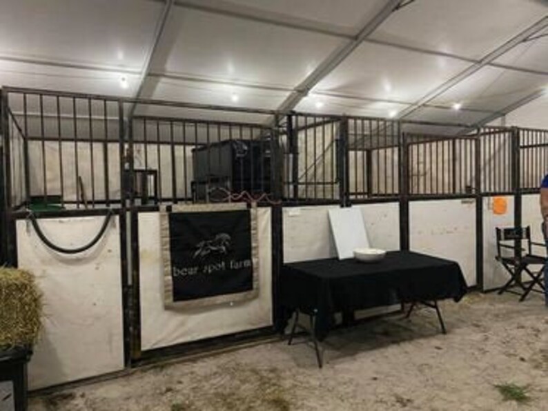 Banner, 4x6, Stall Front Barn Banner, Free Embroidered Lettering, Free ...