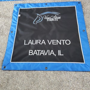 Horse Stall Banners, Various Sizes, Decorative Horse Banners, Barn ...