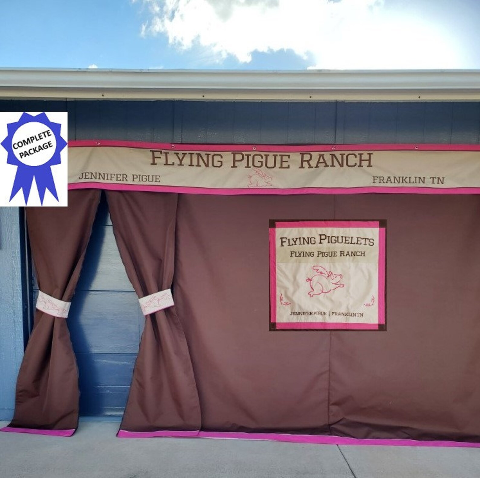 Complete Tack Stall Package With Valance & Banner Tack Stall - Etsy