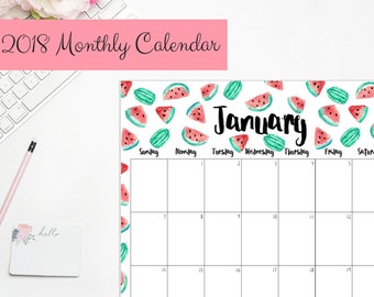 Cute calendar | Etsy