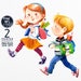 SCHOOL Clipart, Kids Watercolor Clipart, Boy and Girl,back to School ...