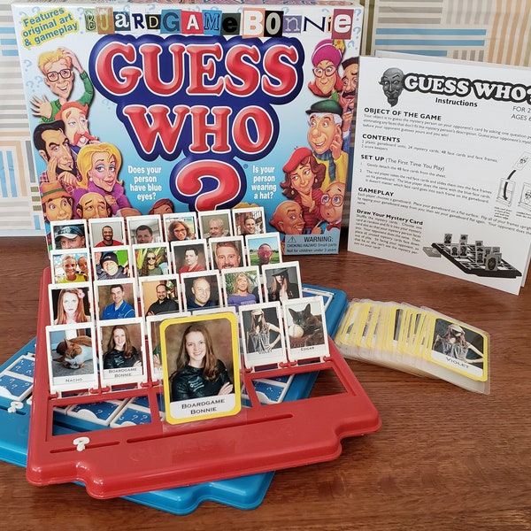 Personalized Guess Who Game - Etsy