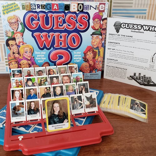 Personalized Guess Who Game - Etsy