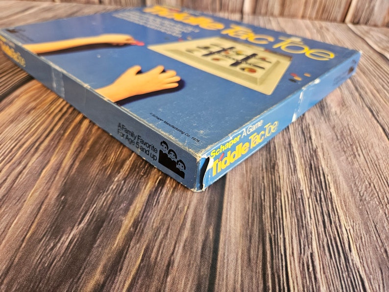 Vintage TIDDLE TAC TOE Game 1976 Schaper Manufacturing - Etsy