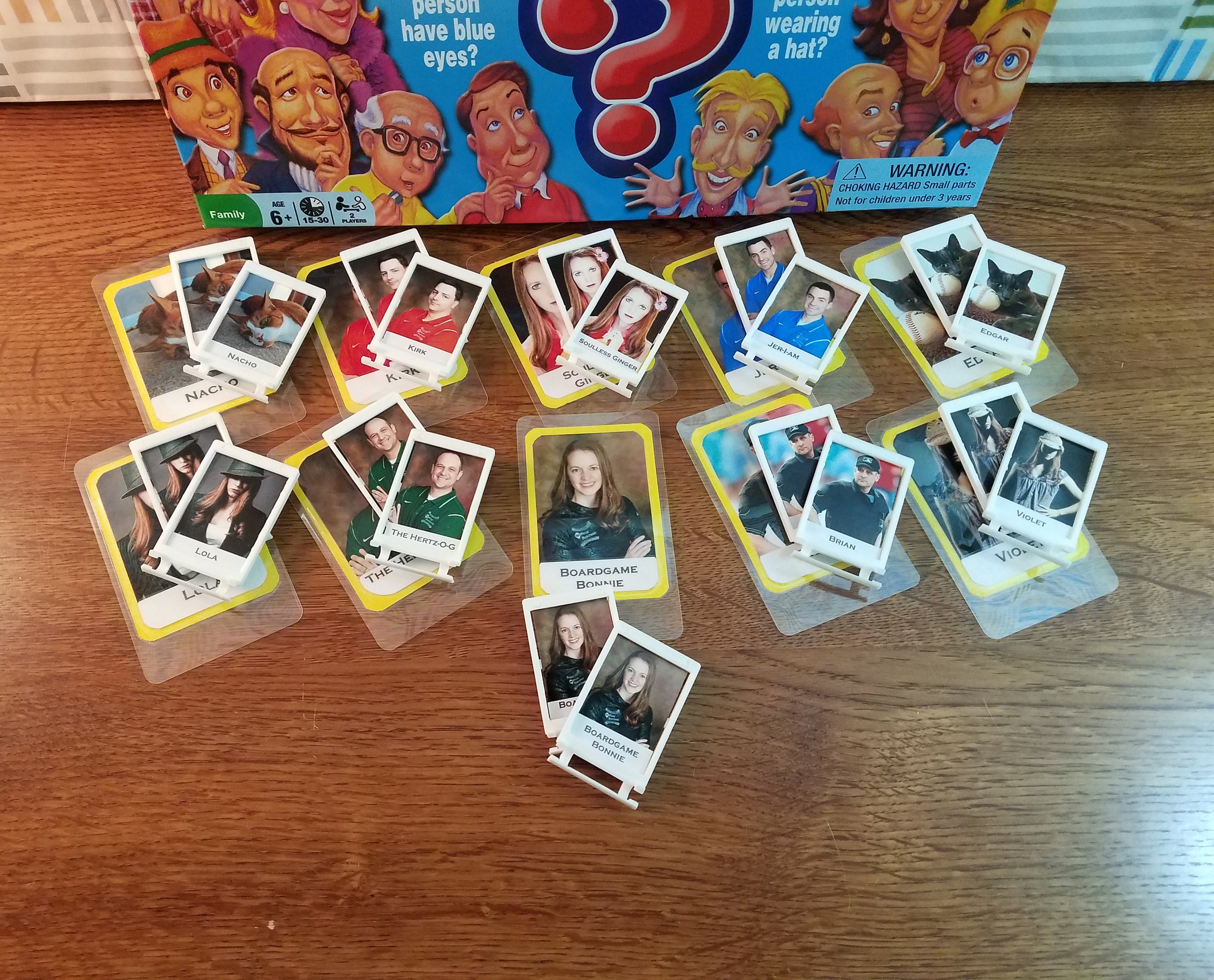 SINGLE Extra Game Piece for Personalized Guess Who? Game. - Etsy