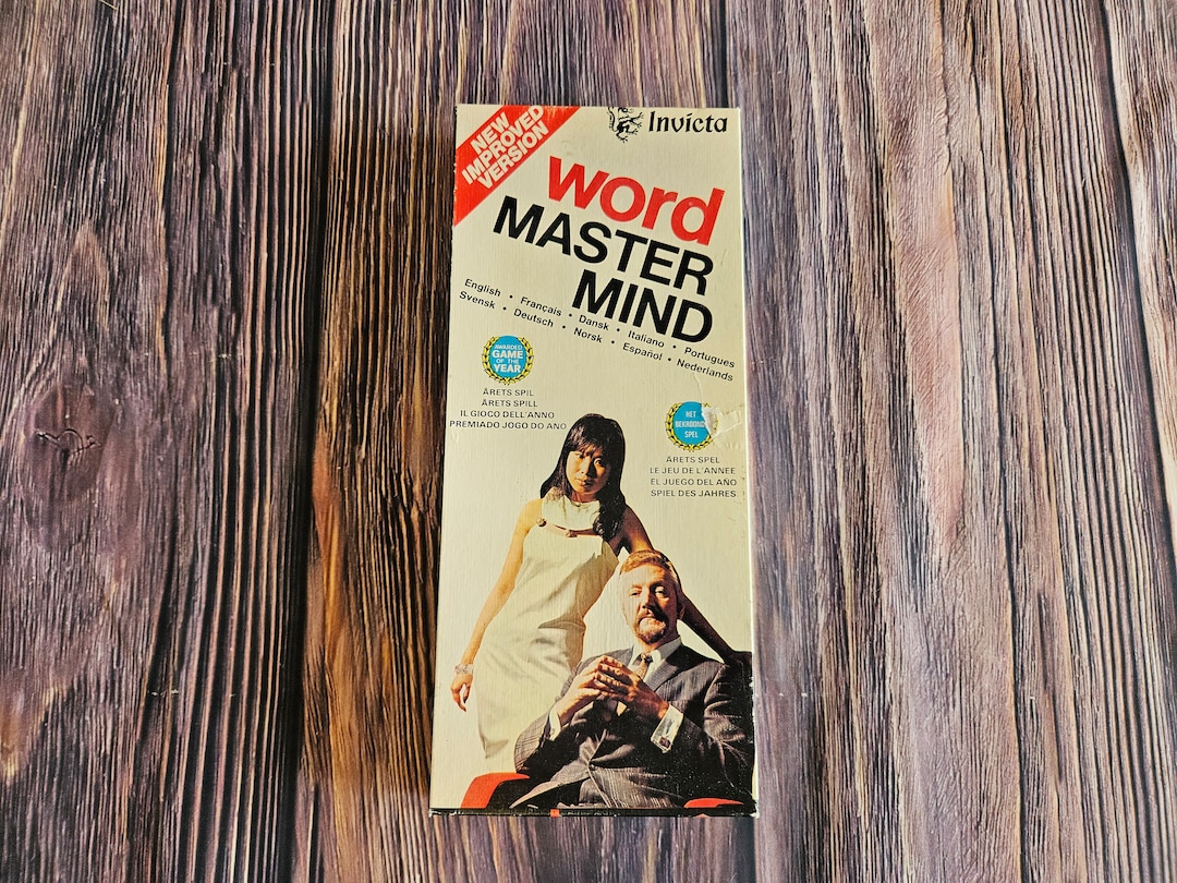 Vintage WORD MASTER MIND Game 1972 by Invicta - Etsy