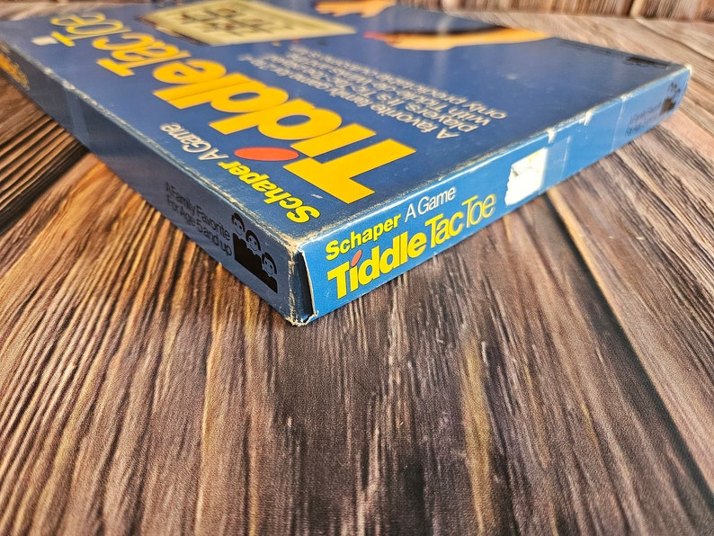 Vintage TIDDLE TAC TOE Game 1976 Schaper Manufacturing - Etsy