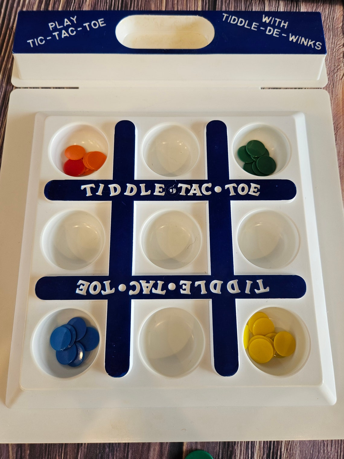 Vintage TIDDLE TAC TOE Game 1976 Schaper Manufacturing - Etsy