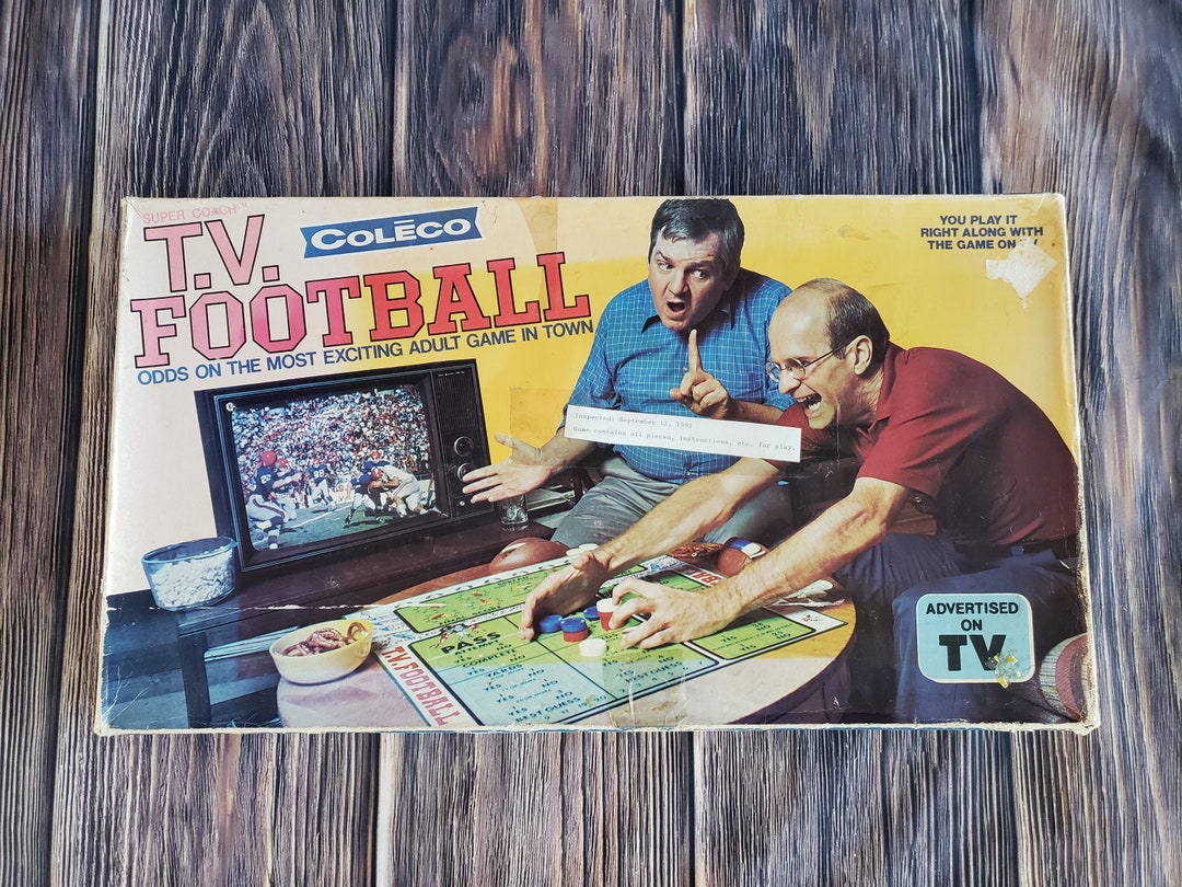 Vintage TV Football Game 1974 Coleco **MISSING INSTRUCTIONS** - Etsy