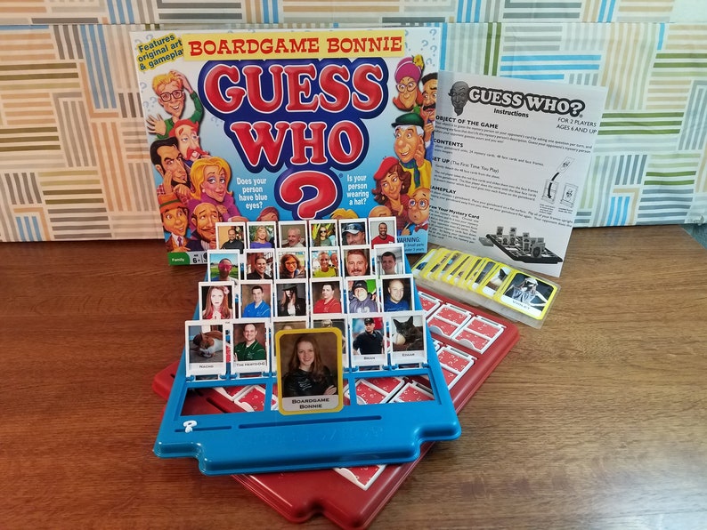 International Shipping Only Personalized Guess Who Game - Etsy