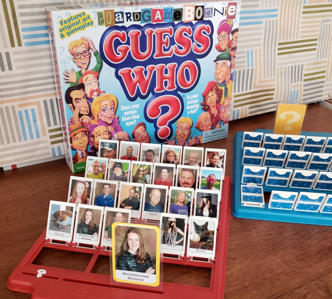 Personalized Guess Who Game - Etsy