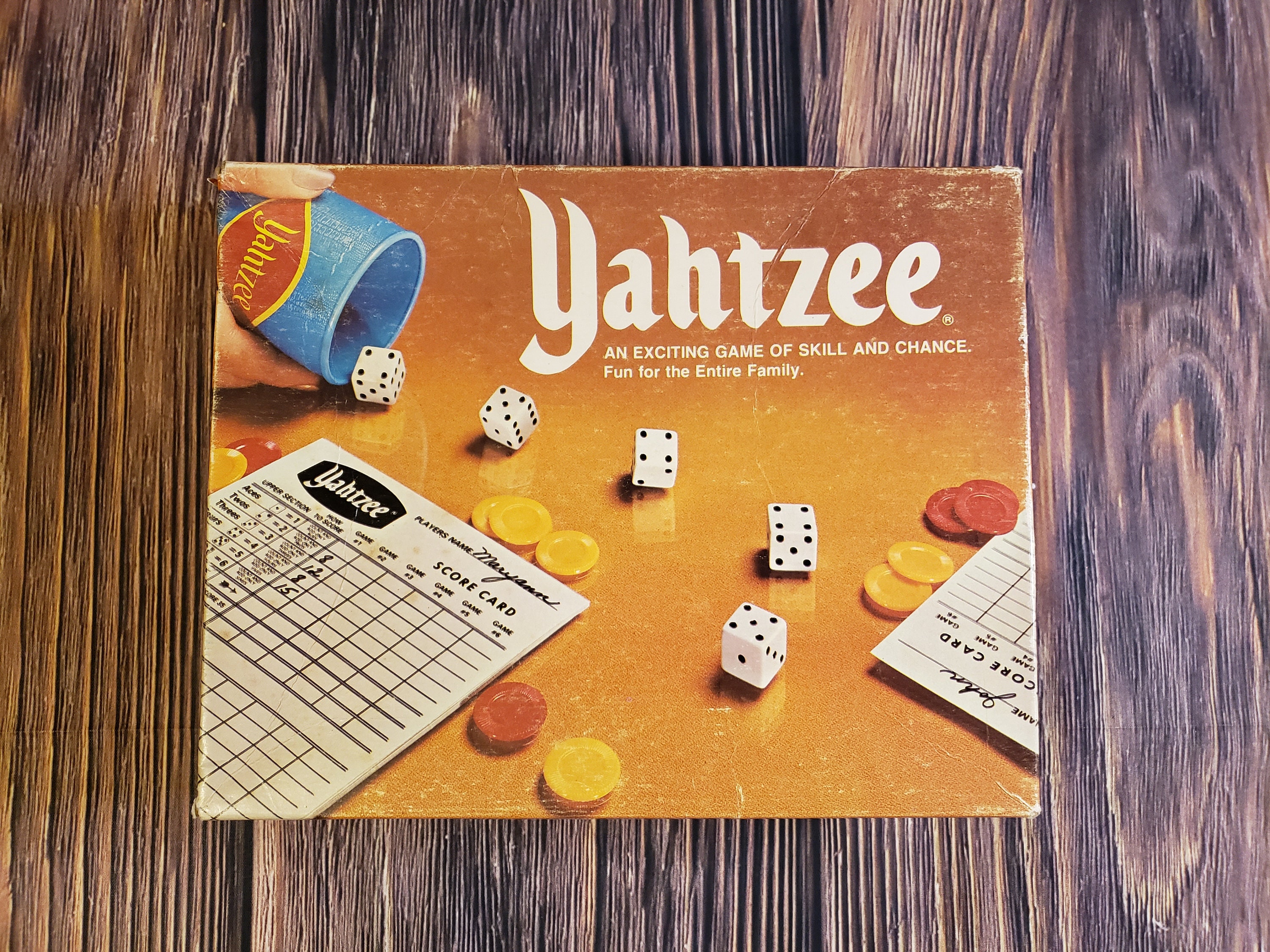 Vintage Yahtzee Game and Extra Score Pads 1975 - Etsy