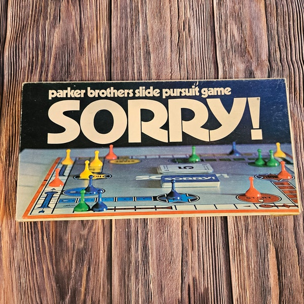 Sorry Vintage Game - Etsy