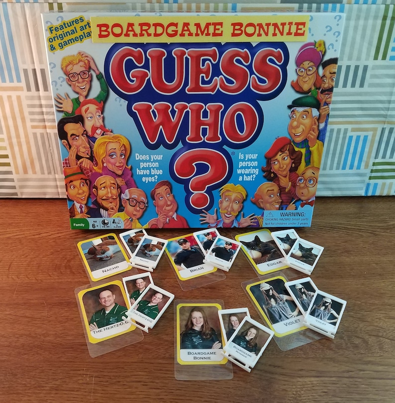 SINGLE Extra Game Piece for Personalized Guess Who? Game. - Etsy
