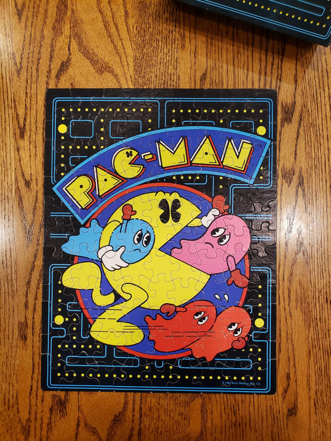 Vintage PAC-MAN Puzzle 99 Pieces Whitman 1982 - Etsy