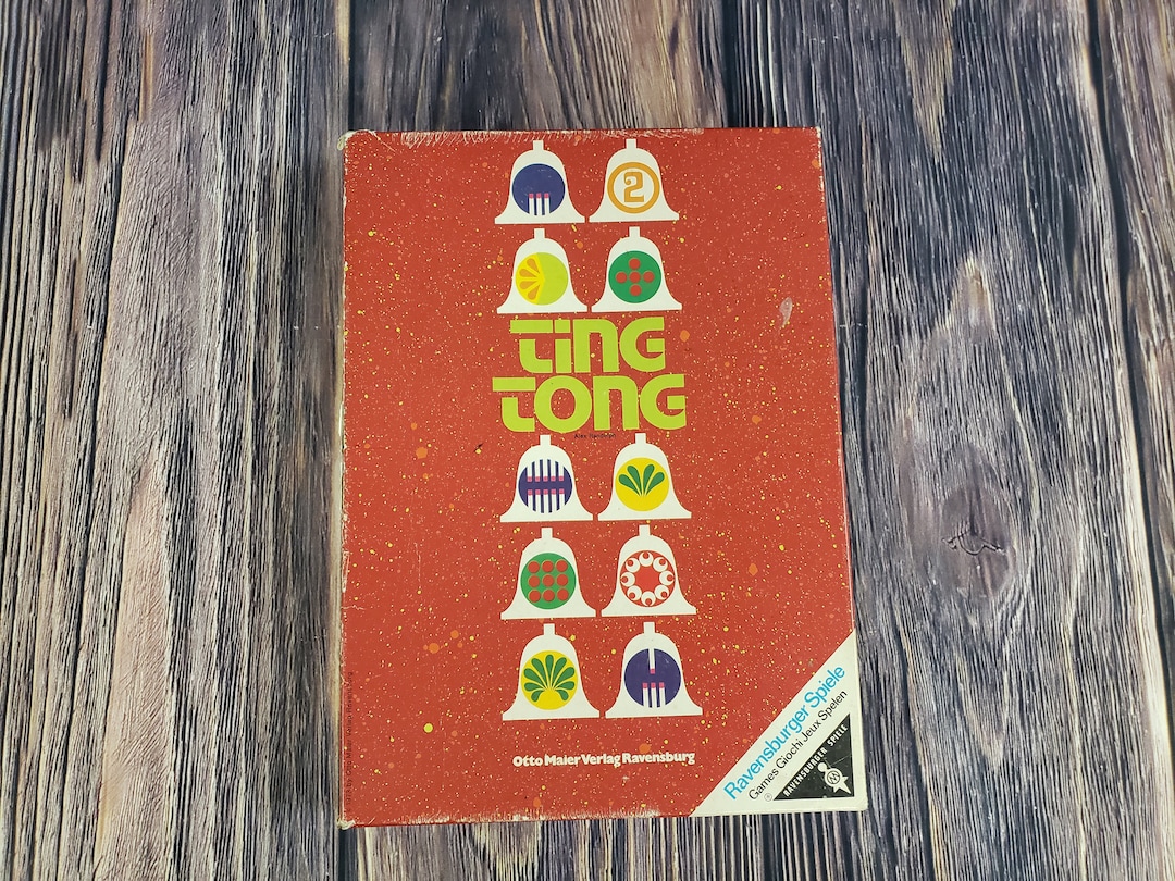 Vintage Ravensburger TING TONG Bell Game 1970s - Etsy