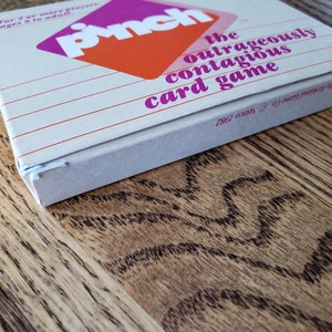 Vintage PINCH the Outrageously Contagious Card Game 1982 - Etsy