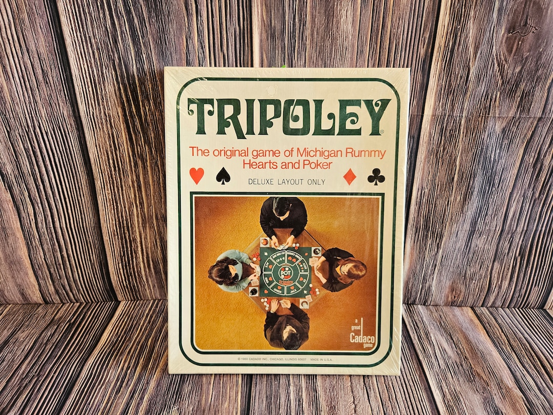 Vintage Tripoley Mat Deluxe Layout *FACTORY SEALED* 1969 Cadaco - Etsy