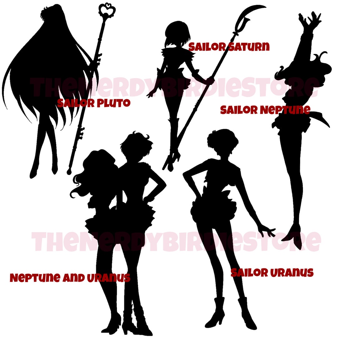 Anime Scouts Silhouette Decals and Stencils - Choose Design, Color and ...