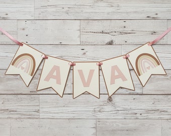 Muted Rainbow Birthday | Etsy