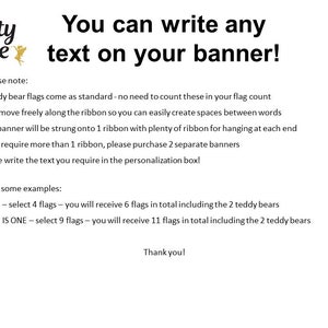 Teddy Bear Birthday Name Banner, Beary First Birthday Party Decor ...