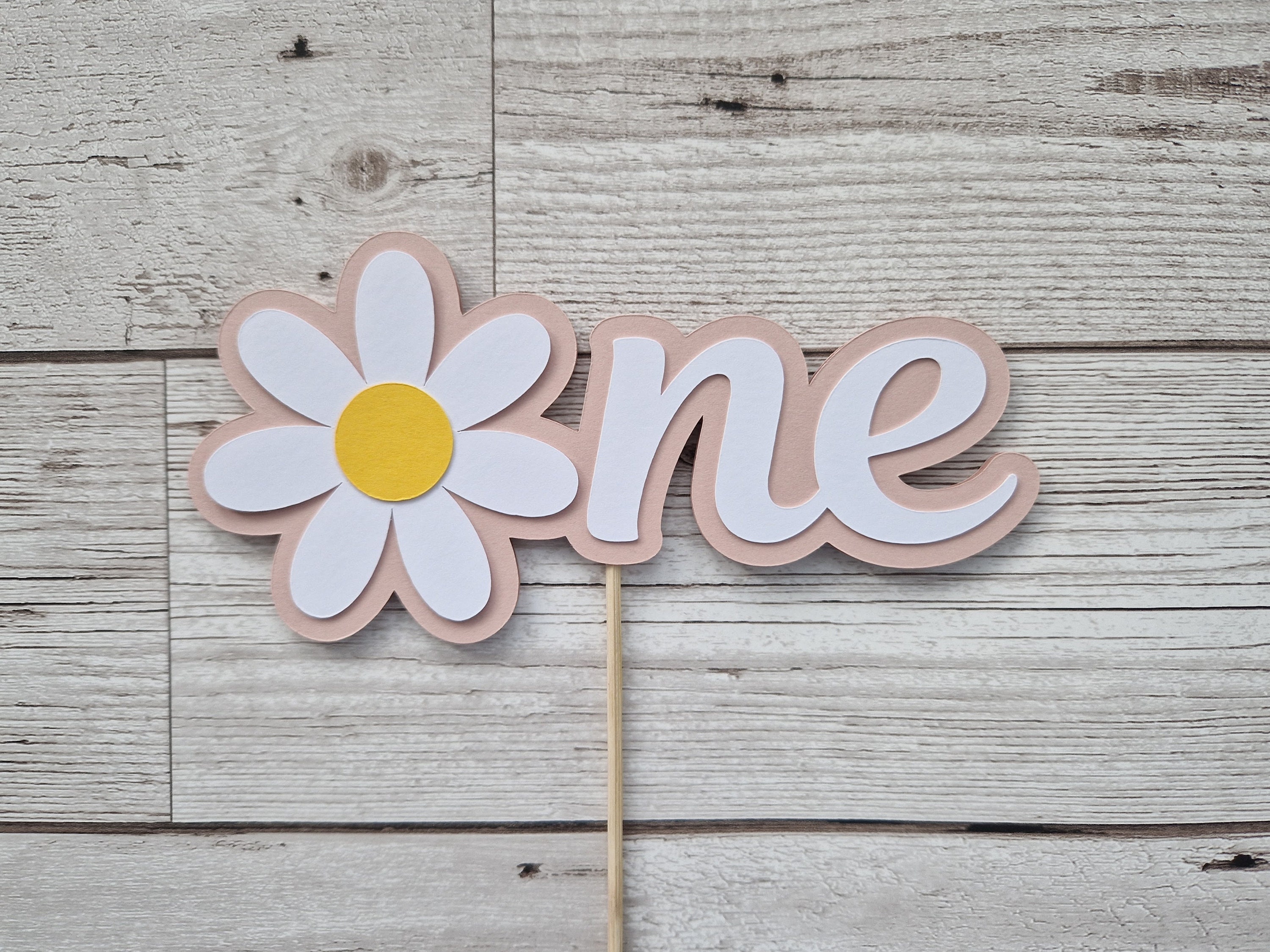 Daisy Cake Topper Flower One Cake Topper Daisy 1st Birthday - Etsy UK