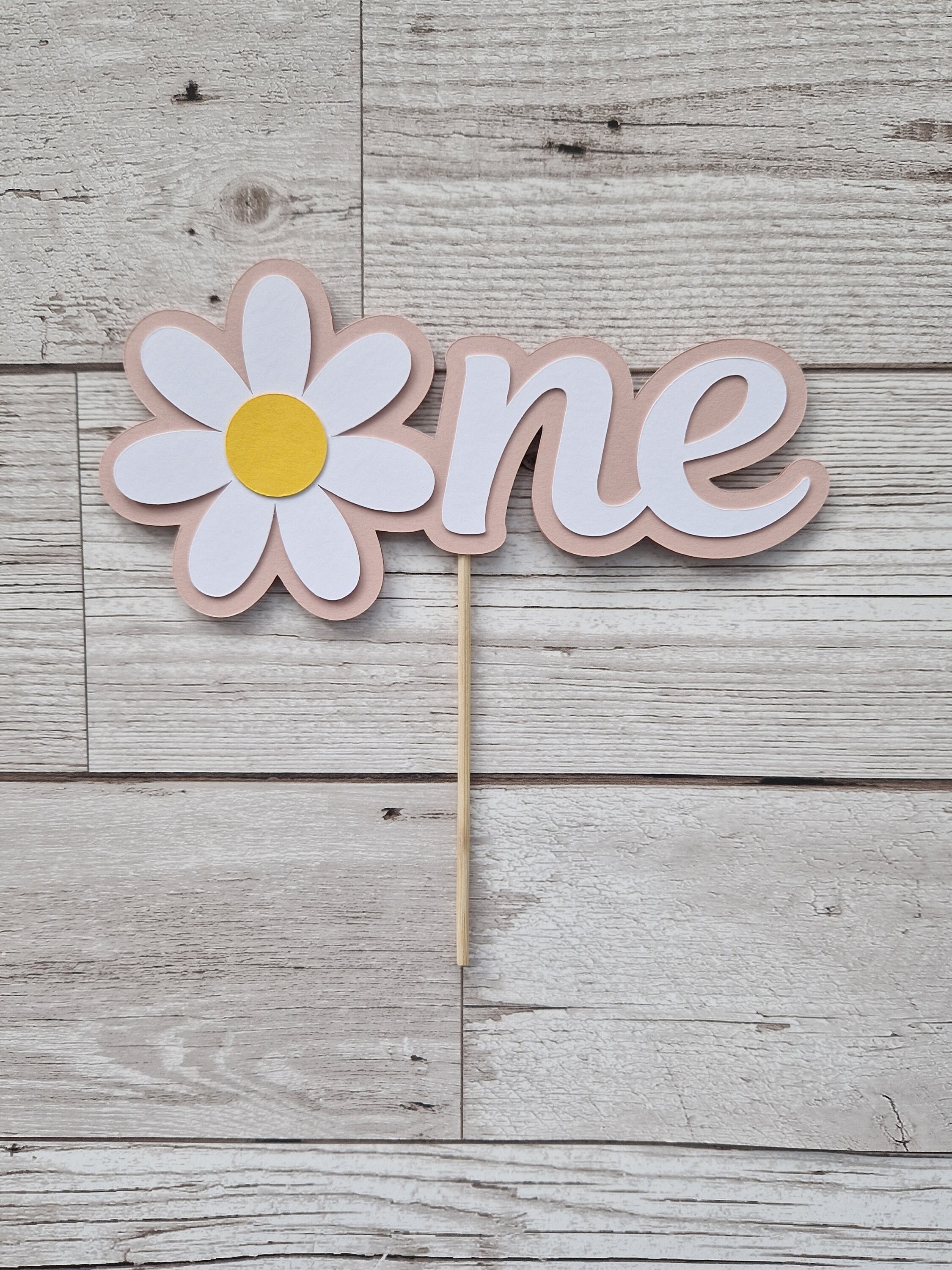 Daisy Cake Topper Flower One Cake Topper Daisy 1st Birthday - Etsy UK