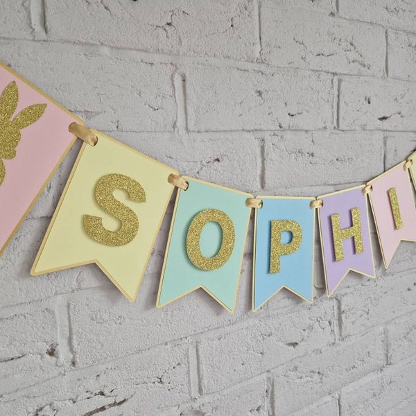 Bunny Banner - Etsy