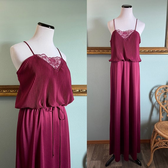 vintage maxi dress 70s - Gem