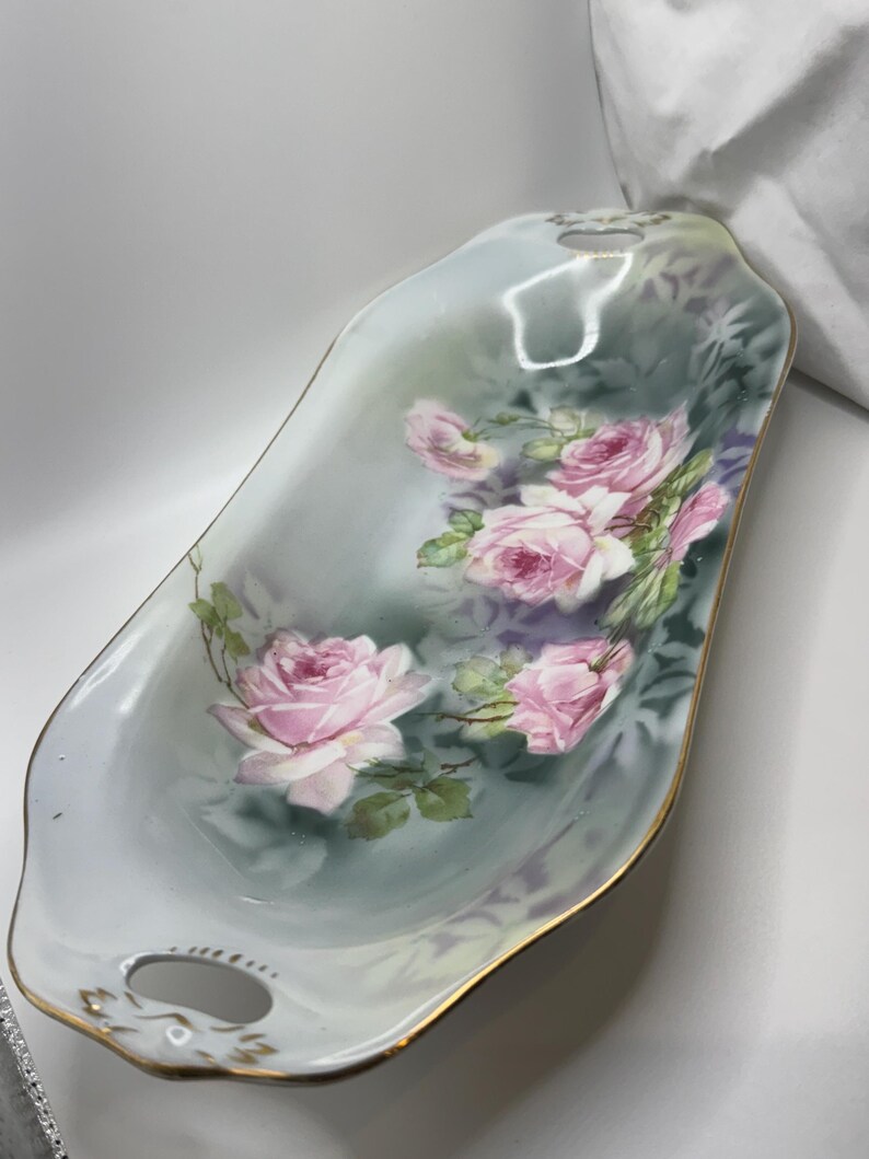 Weimar Germany Hand Painted China Candy Dish - Etsy