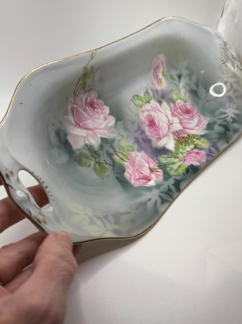 Weimar Germany Hand Painted China Candy Dish - Etsy