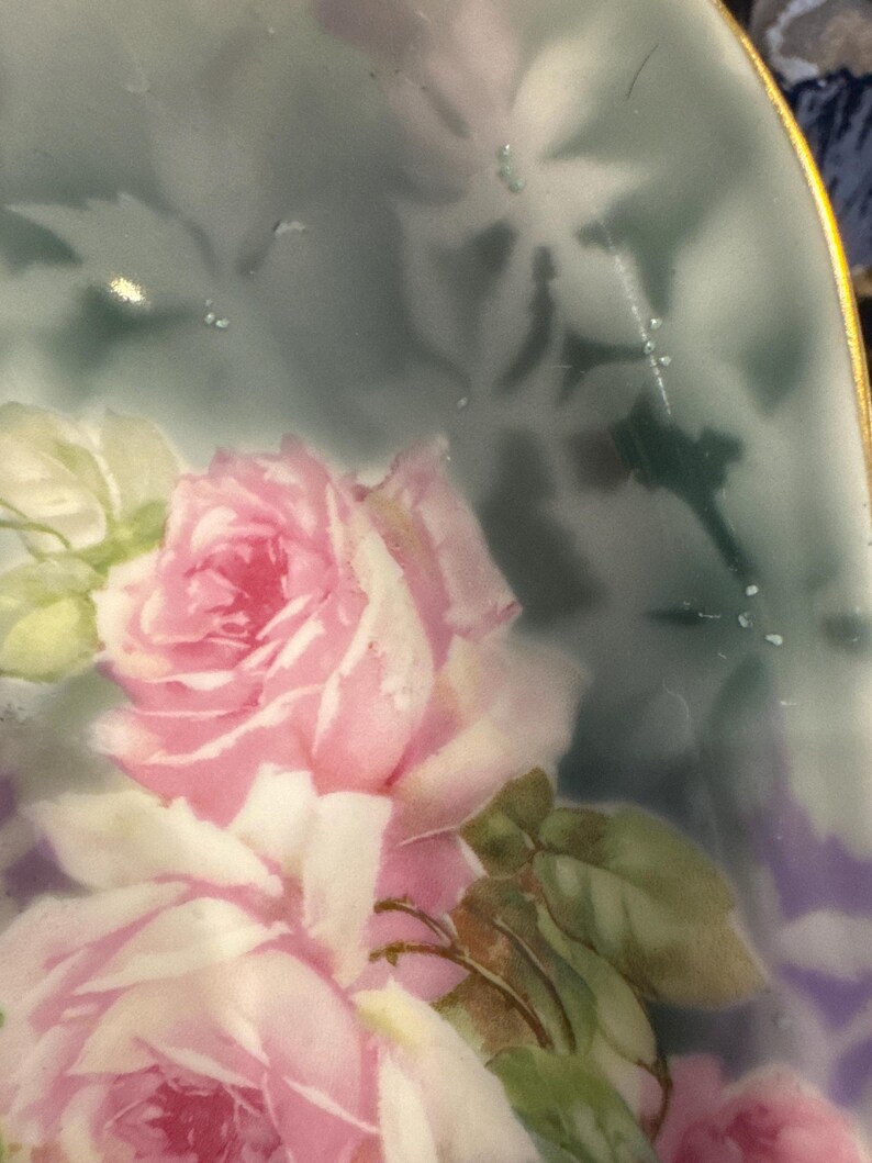 Weimar Germany Hand Painted China Candy Dish - Etsy