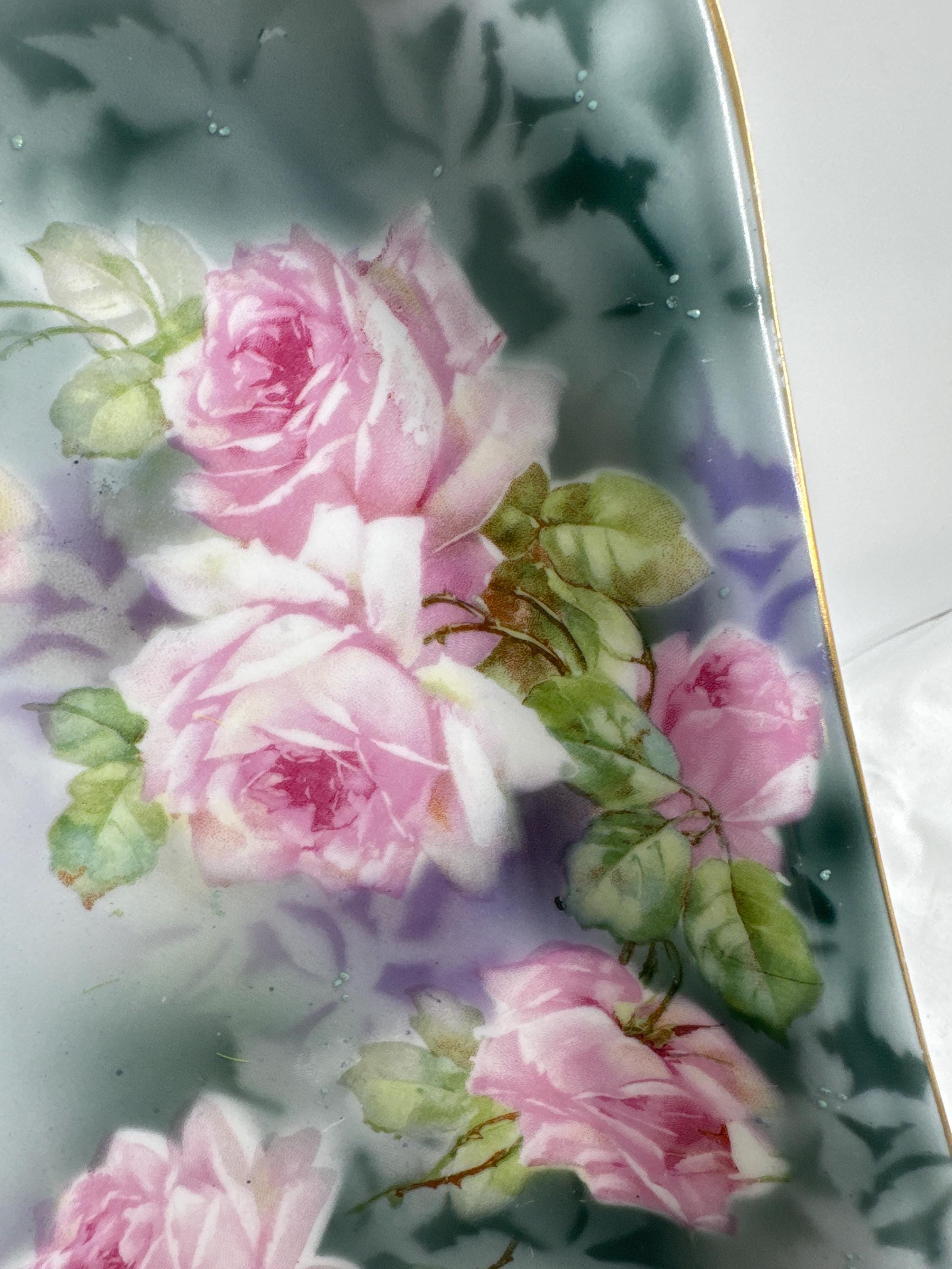 Weimar Germany Hand Painted China Candy Dish - Etsy