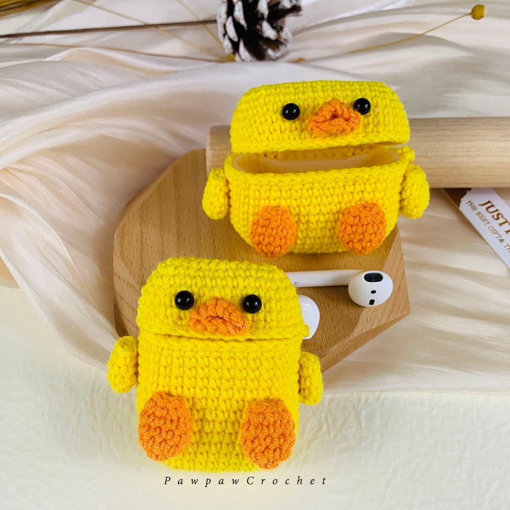 Crochet Duck Airpods Case Airpods 1/2 Case Airpods Pro Case - Etsy