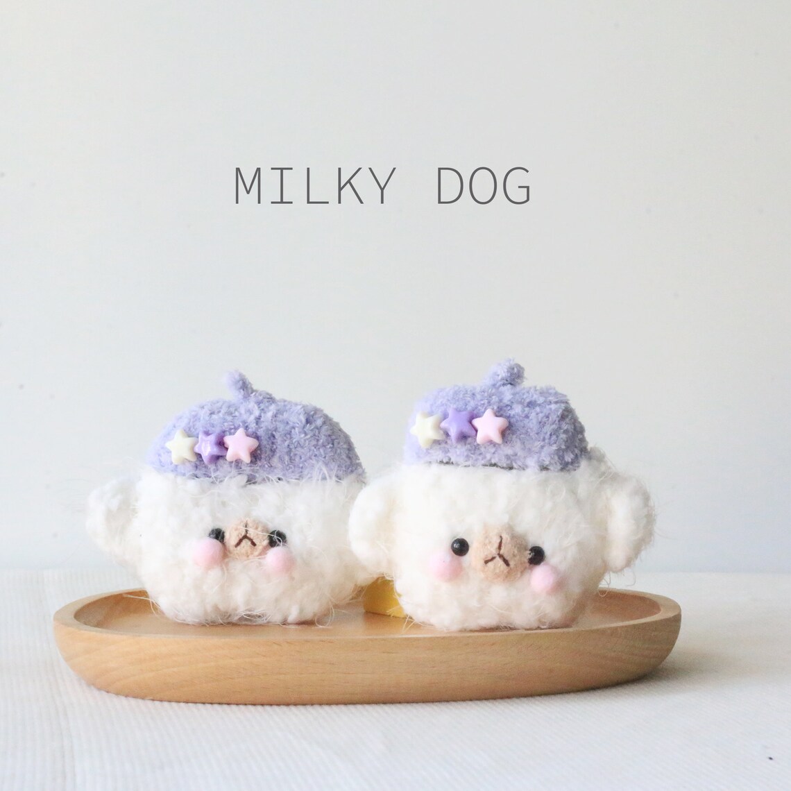 Crochet Fluffy Dog Airpod Case Plush Airpods Pro Case Hat - Etsy