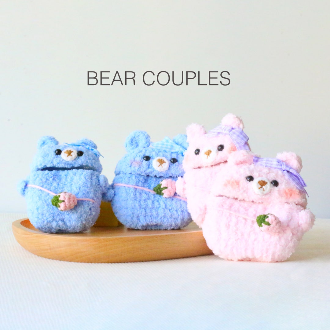 Strawberry Bear Airpods Case Cute AirPod Case Funny AirPod - Etsy UK