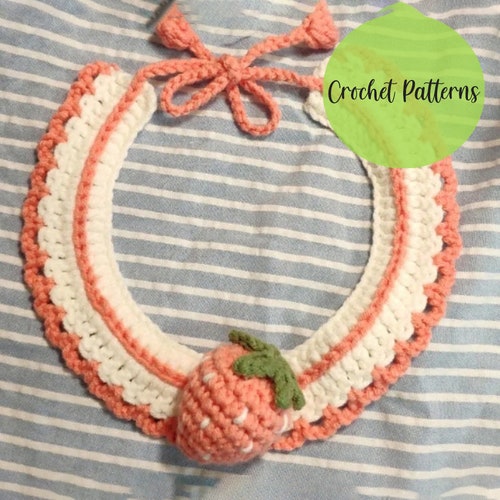 Crochet Pet Collar Pattern Cat Collar Crochet Pattern Dog - Etsy