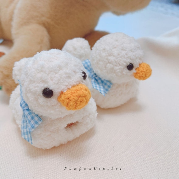 Ready to Ship Plush Duck Earbuds Cases Headphone Cover Animal - Etsy