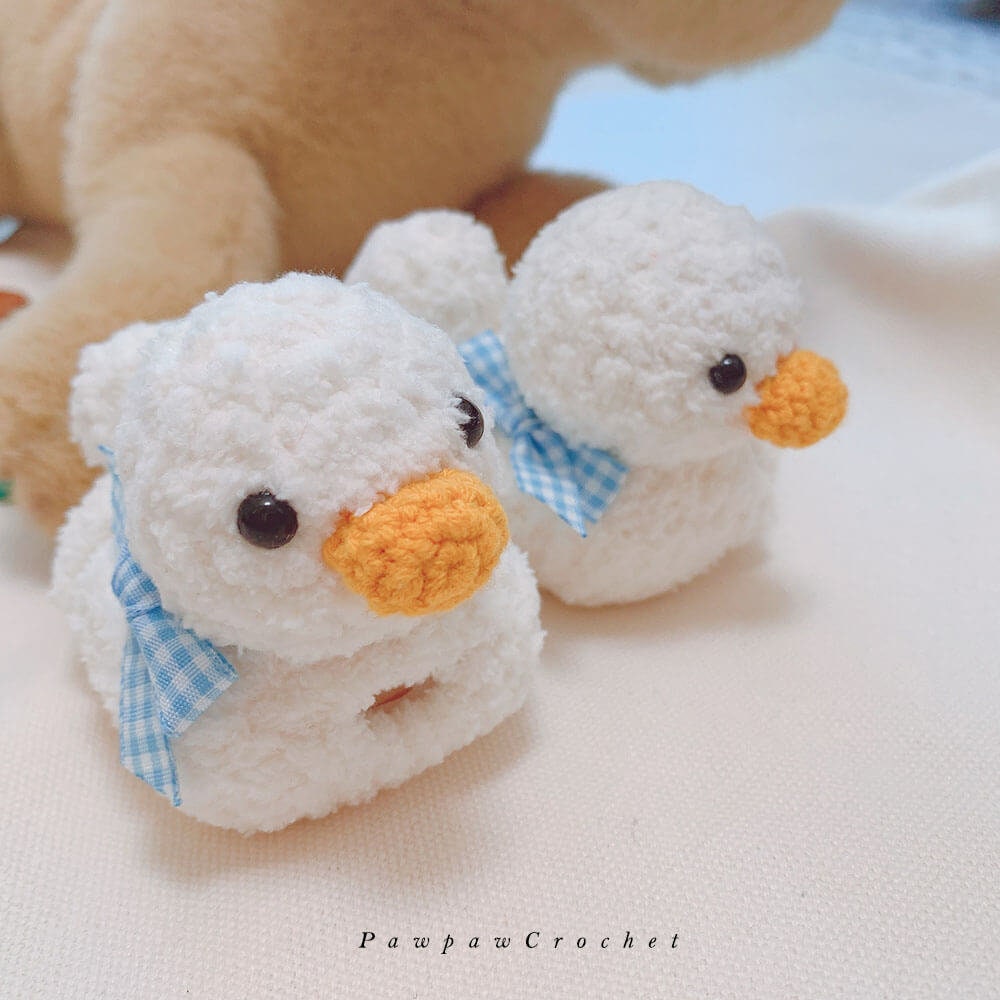 Ready to Ship Plush Duck Earbuds Cases Headphone Cover Animal - Etsy ...