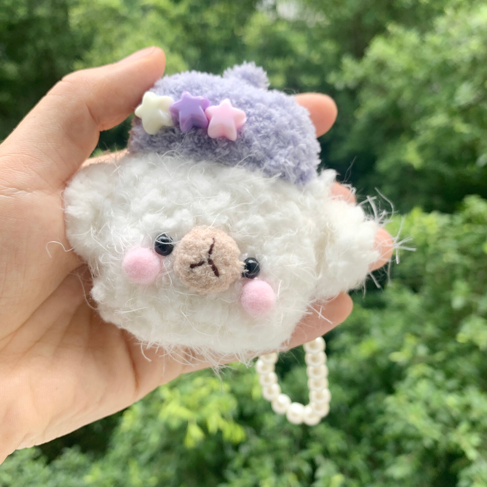 Crochet Fluffy Dog Airpod Case Plush Airpods Pro Case Hat - Etsy