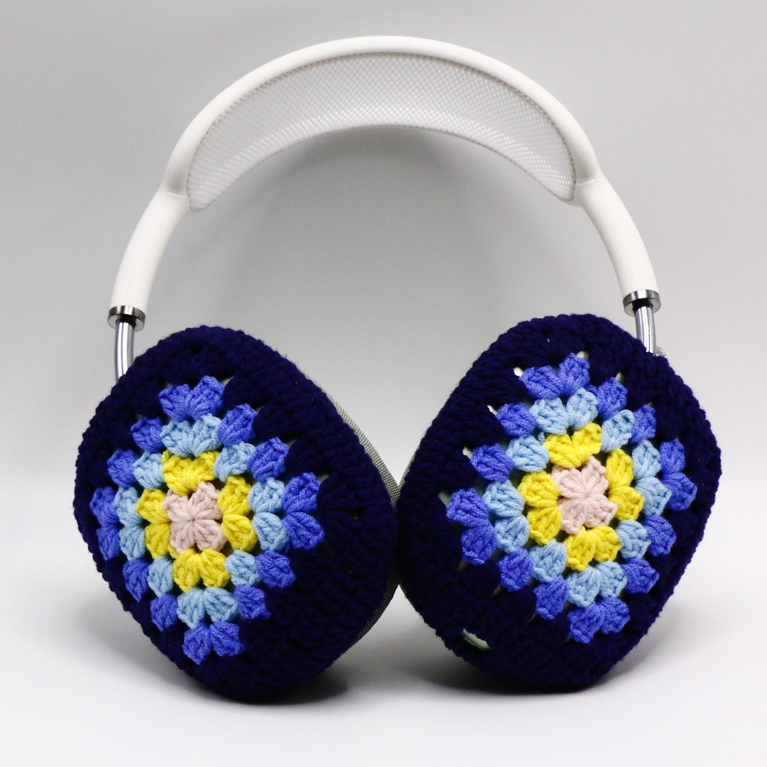 Crocheted Granny Square Airpods Max Cases Flower Headphone Covers ...