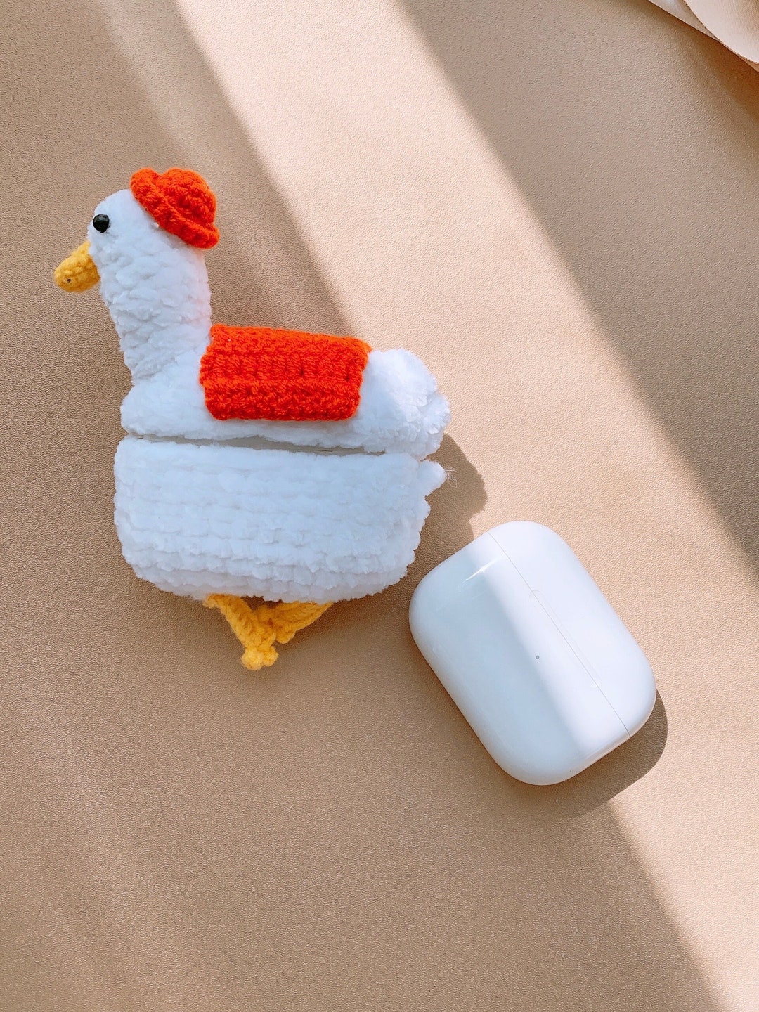 White Goose Earphone Cases Headphone Cover Animal Earbuds Cover for ...