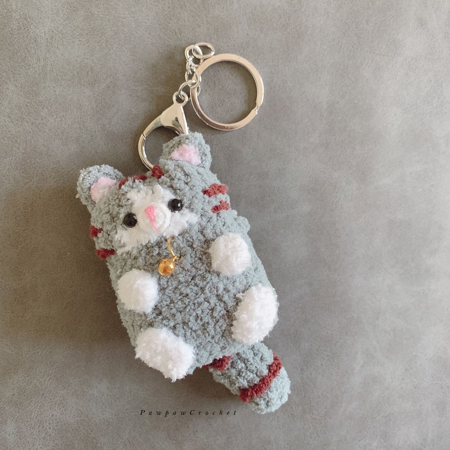 Cute Cat Keychain Handmade Dolls Keyring Animal Keychain - Etsy