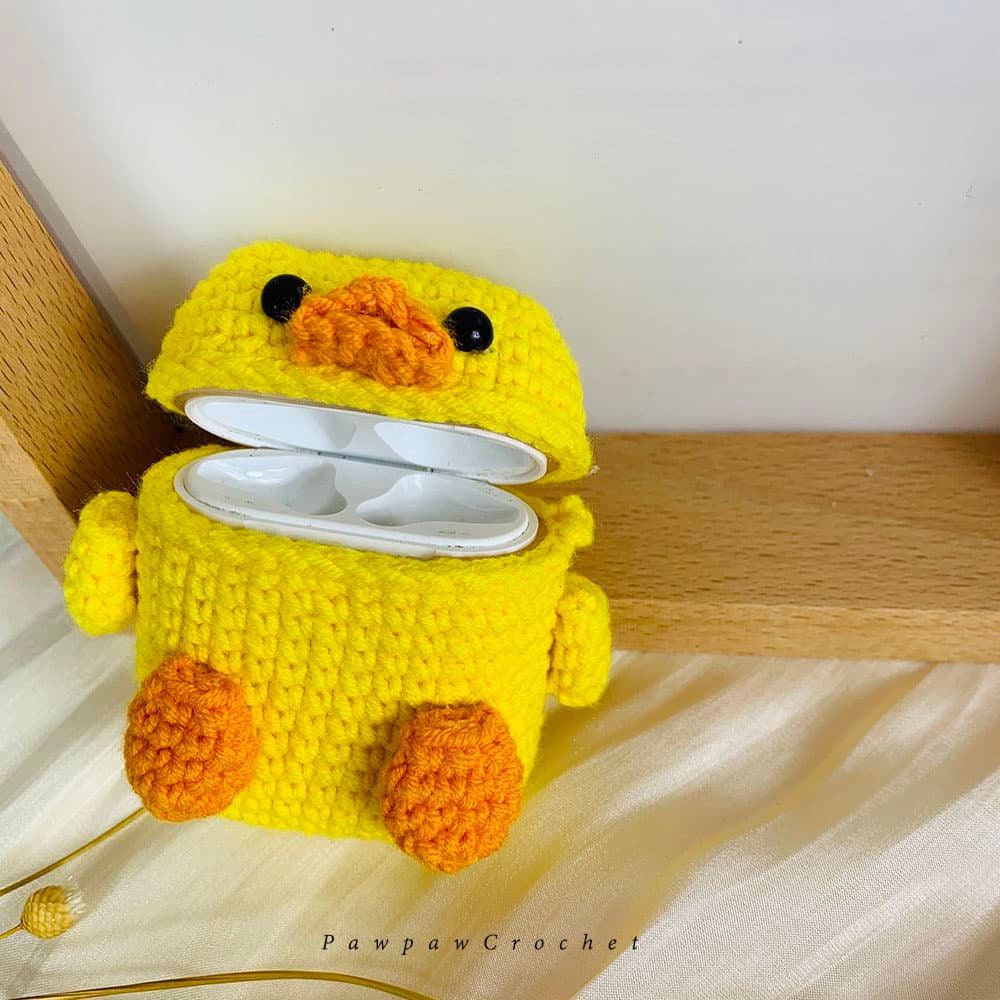 Crochet Duck Airpods Case Airpods 1/2 Case Airpods Pro Case - Etsy