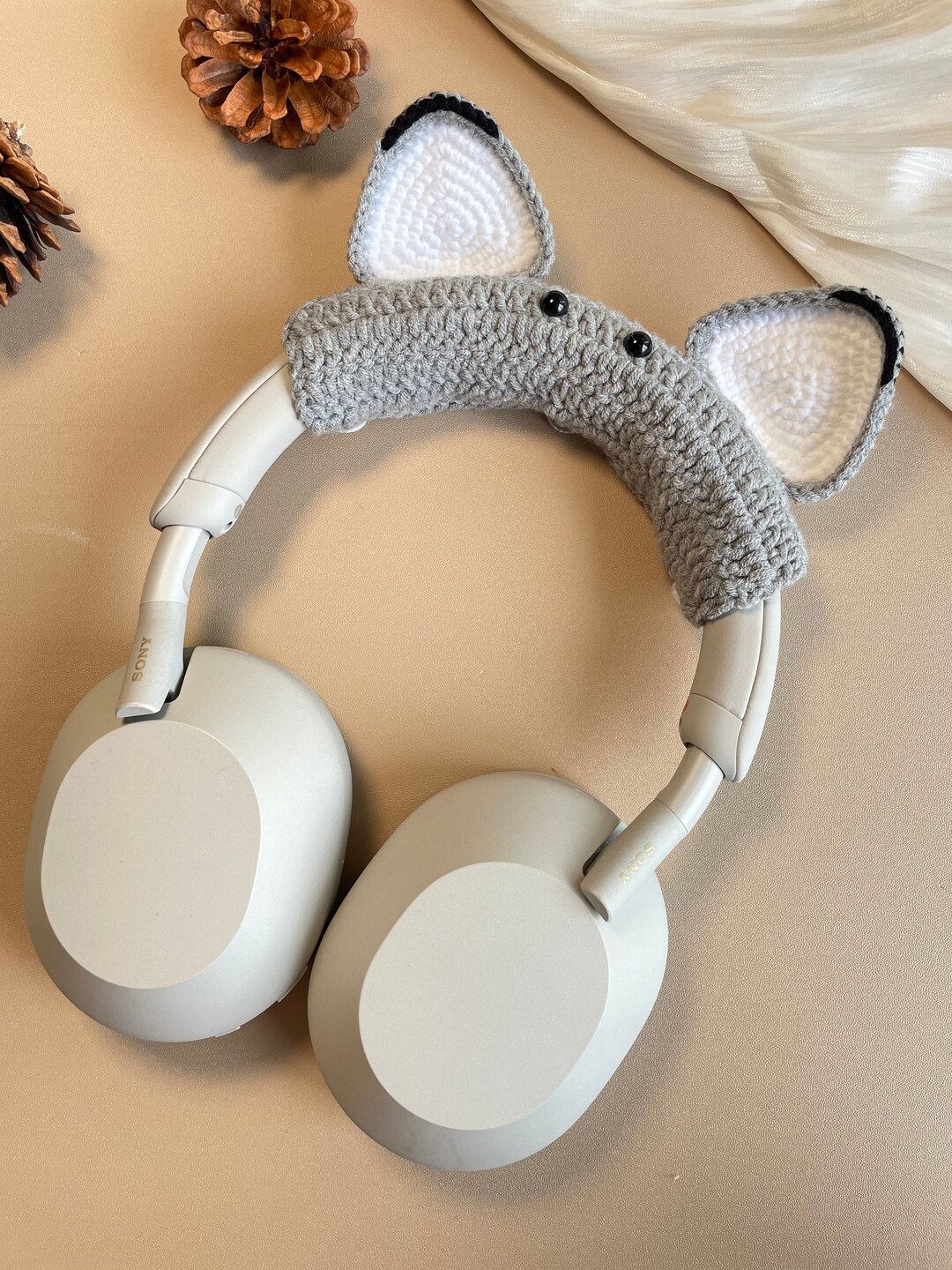 Gray Ear Airpods Max Attachments Headphone Covers AirPod Max Cover ...