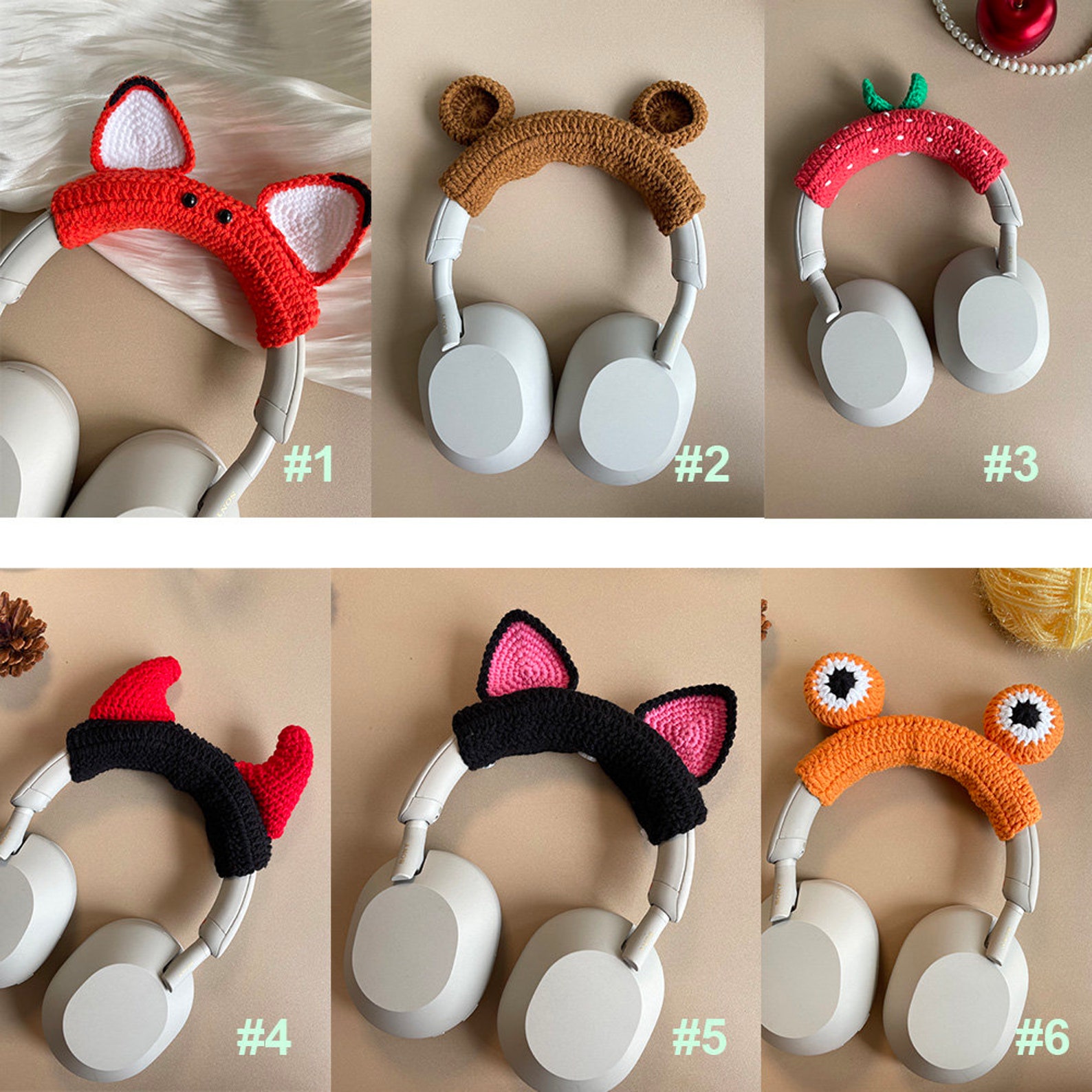 Cat Ear Airpods Max Attachments Headphone Covers AirPod Max Cover ...