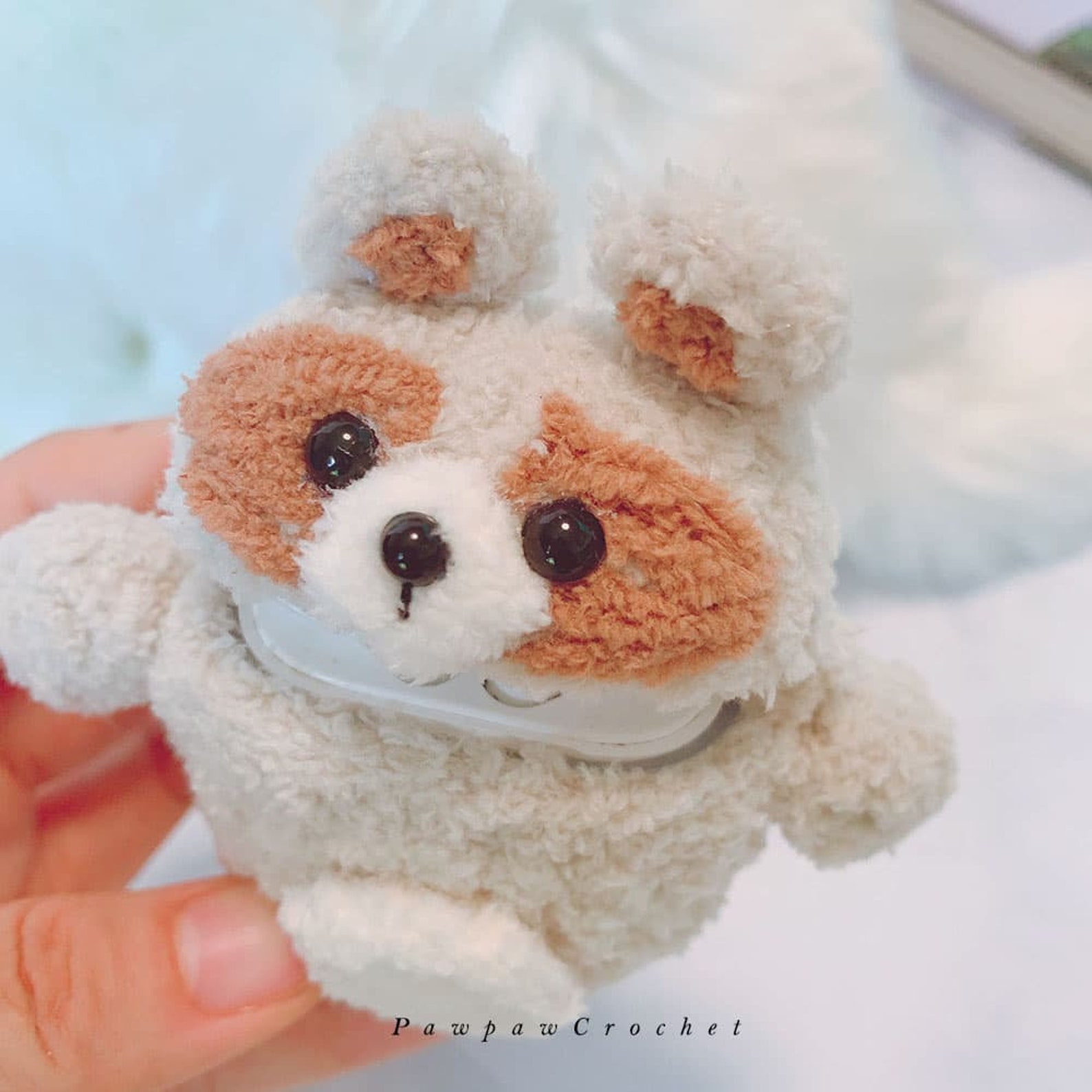 Crochet Raccoon Airpod Case Earbuds Cover for Airpods Pro - Etsy