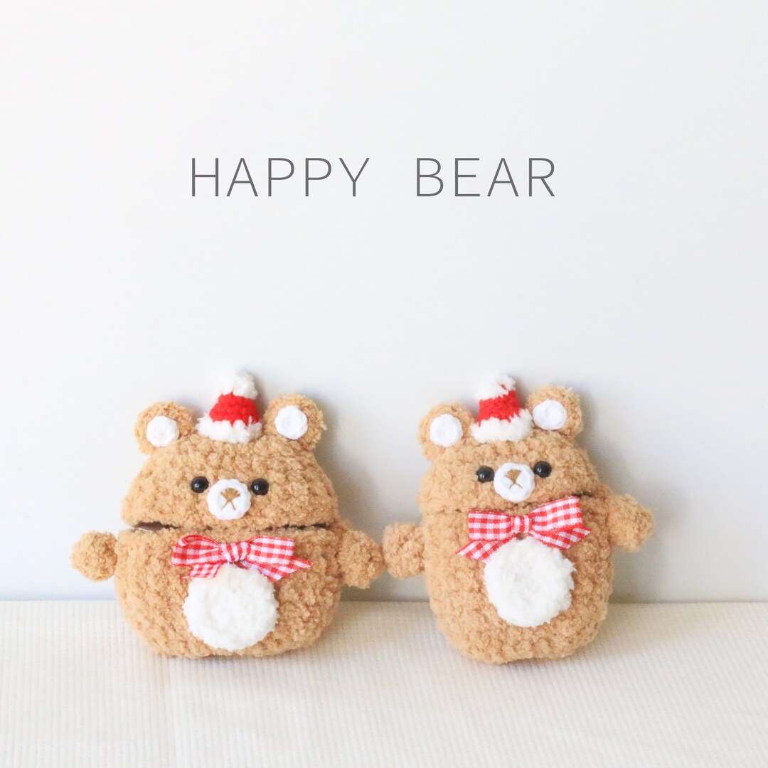Bear Airpods 4 Case Crochet Airpods Pro Case Knit AirPod Case Handmade ...