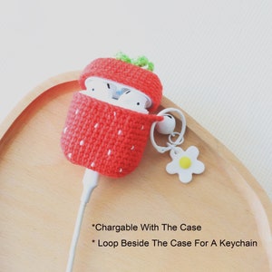 Fluffy Panda Airpods Case Funny Crochet Airpods Case Animal Earbuds ...