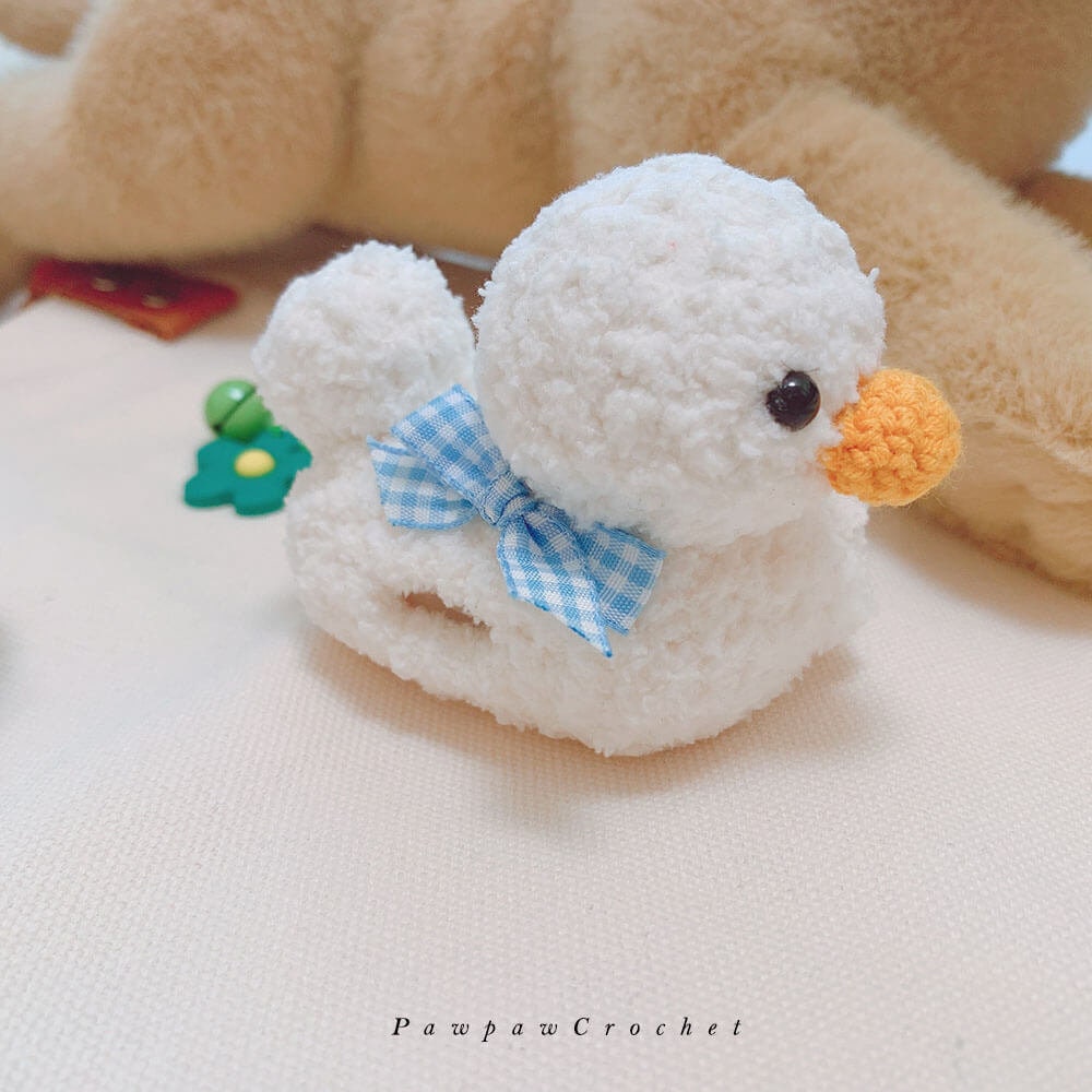 Ready to Ship Plush Duck Earbuds Cases Headphone Cover Animal - Etsy ...